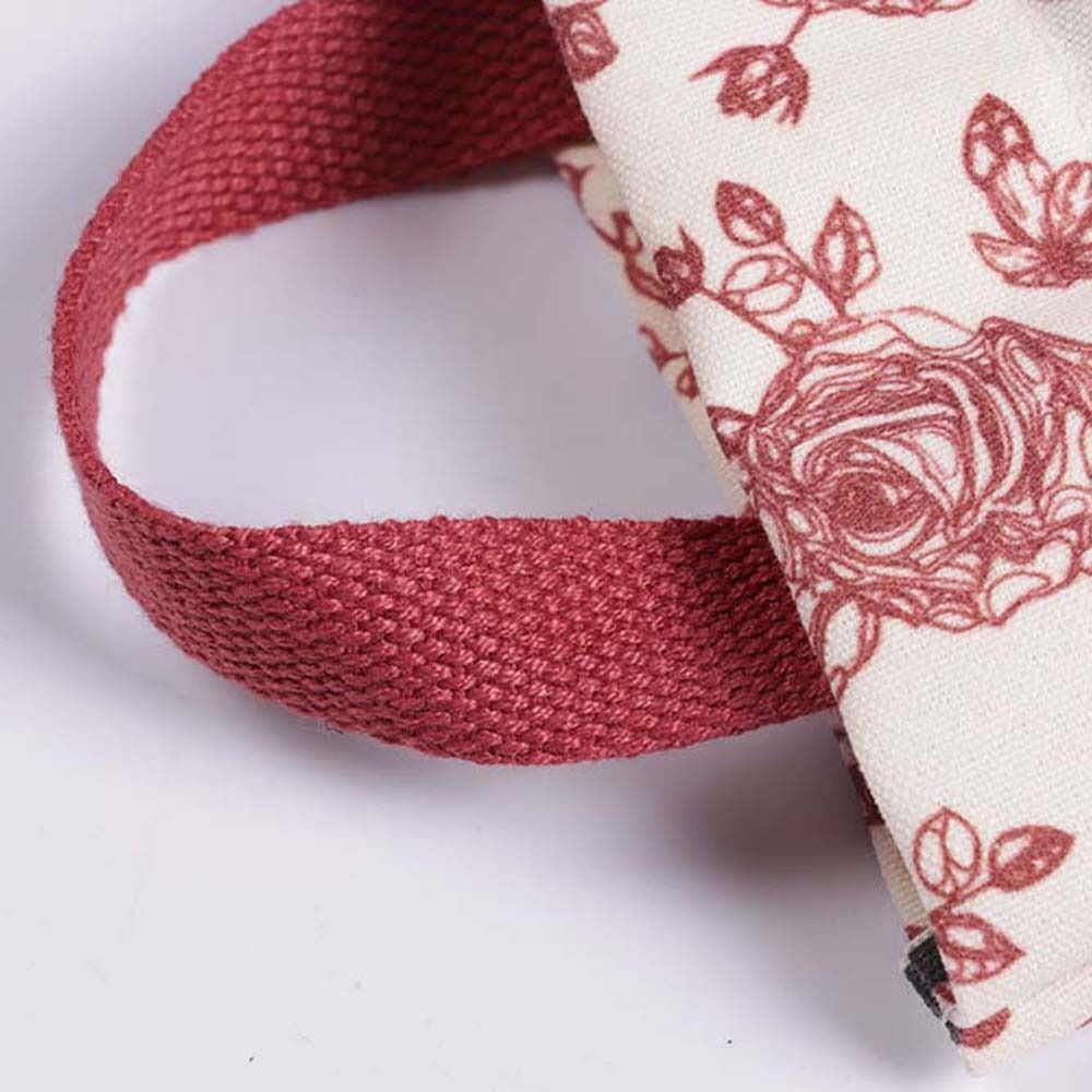 Ribbon Bow Candy Bag Canvas Drawstring Bag Blessing Packing Marriage ...