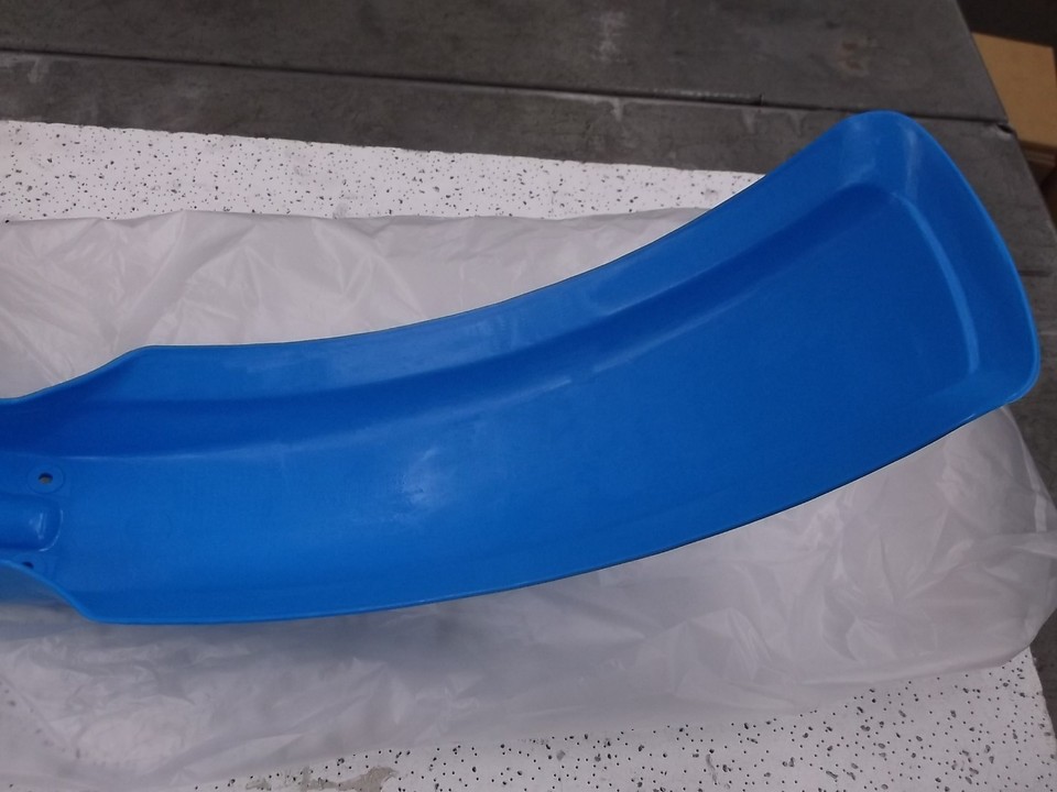 Yamaha IT200 New OEM NOS Front Fender SKY BLUE 1984 1985 1986 IT 200 | eBay