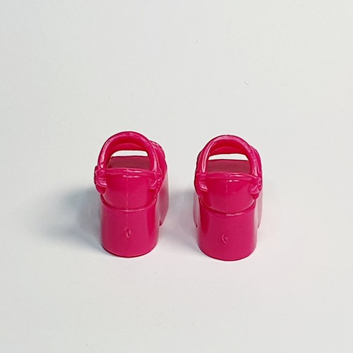 Ancien Accessoire Barbie Chaussure Haut Talon Rose PlateForme RARE ...