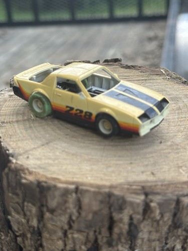 Vintage Tyco Z28 Chevy Camaro HO Slot Car Yellow Black Runs | eBay