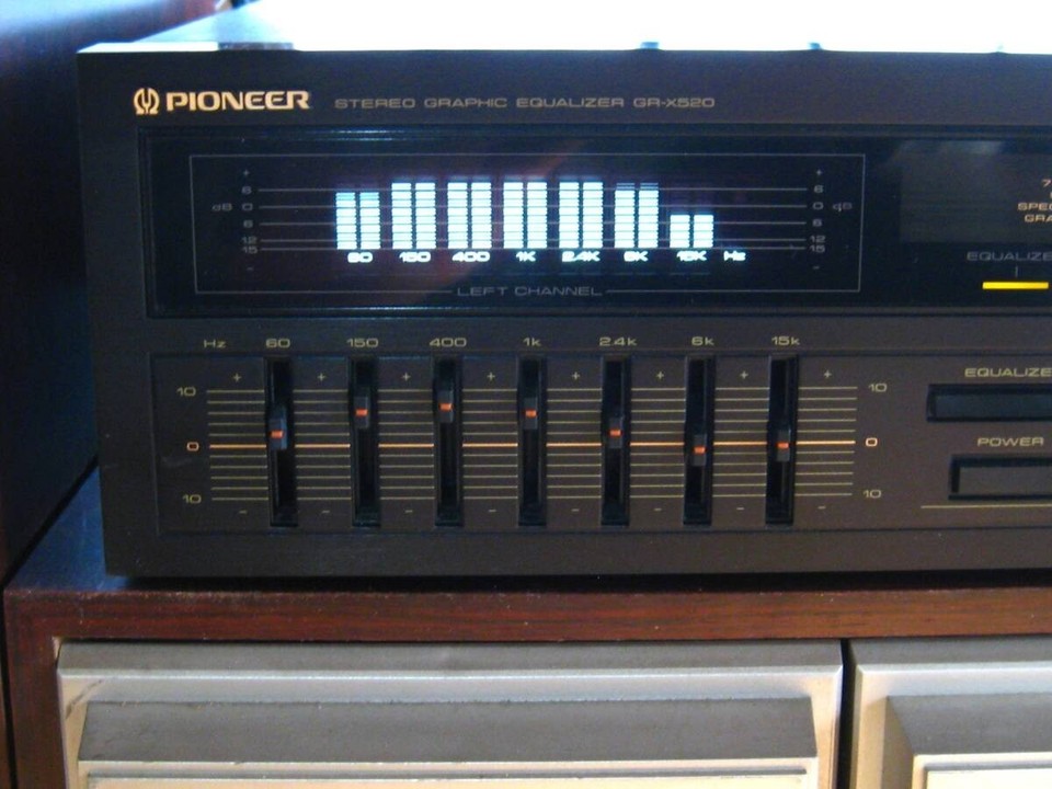 Pioneer GR-X520 Stereo Graphic Equalizer & Spectrum Analyzer Japan ...