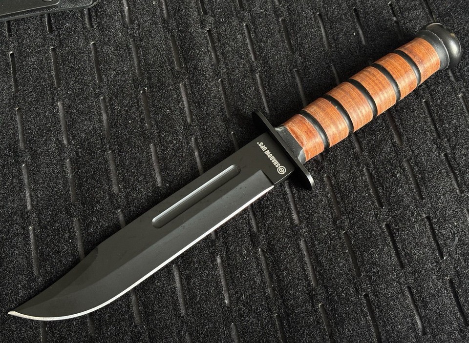 13” Kbar Style Combat Knife Military Marines Kydex Sheath Horizontal ...