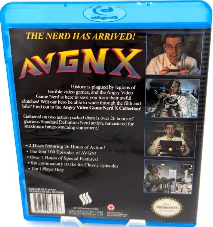 FACTORY SEALED AVGN X - 2 Disc Blu Ray - Episodes 1-100 - Angry Video ...