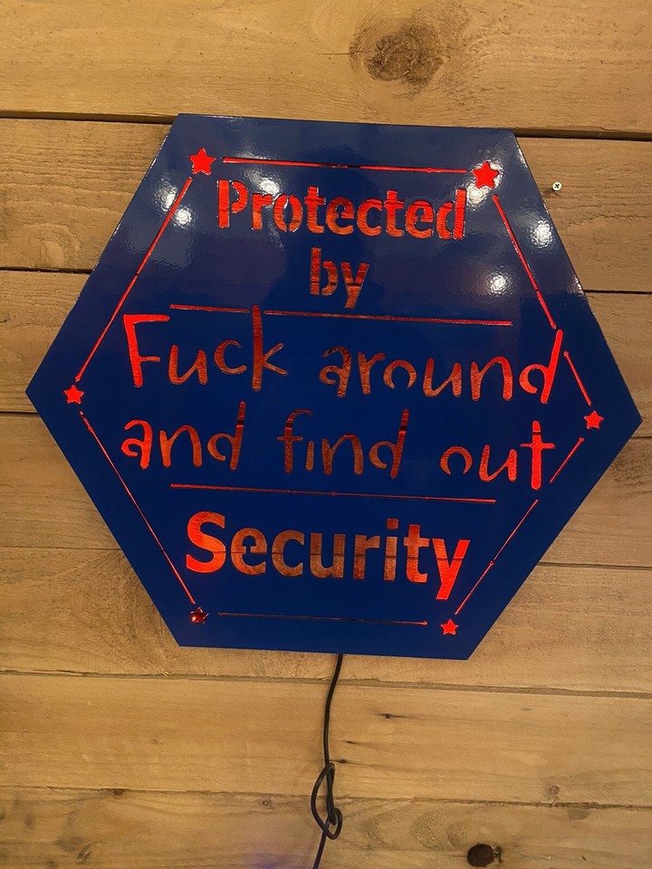 Protected By NO TRESPASSING Sign FAFO Sign 2a 2nd Murica | eBay