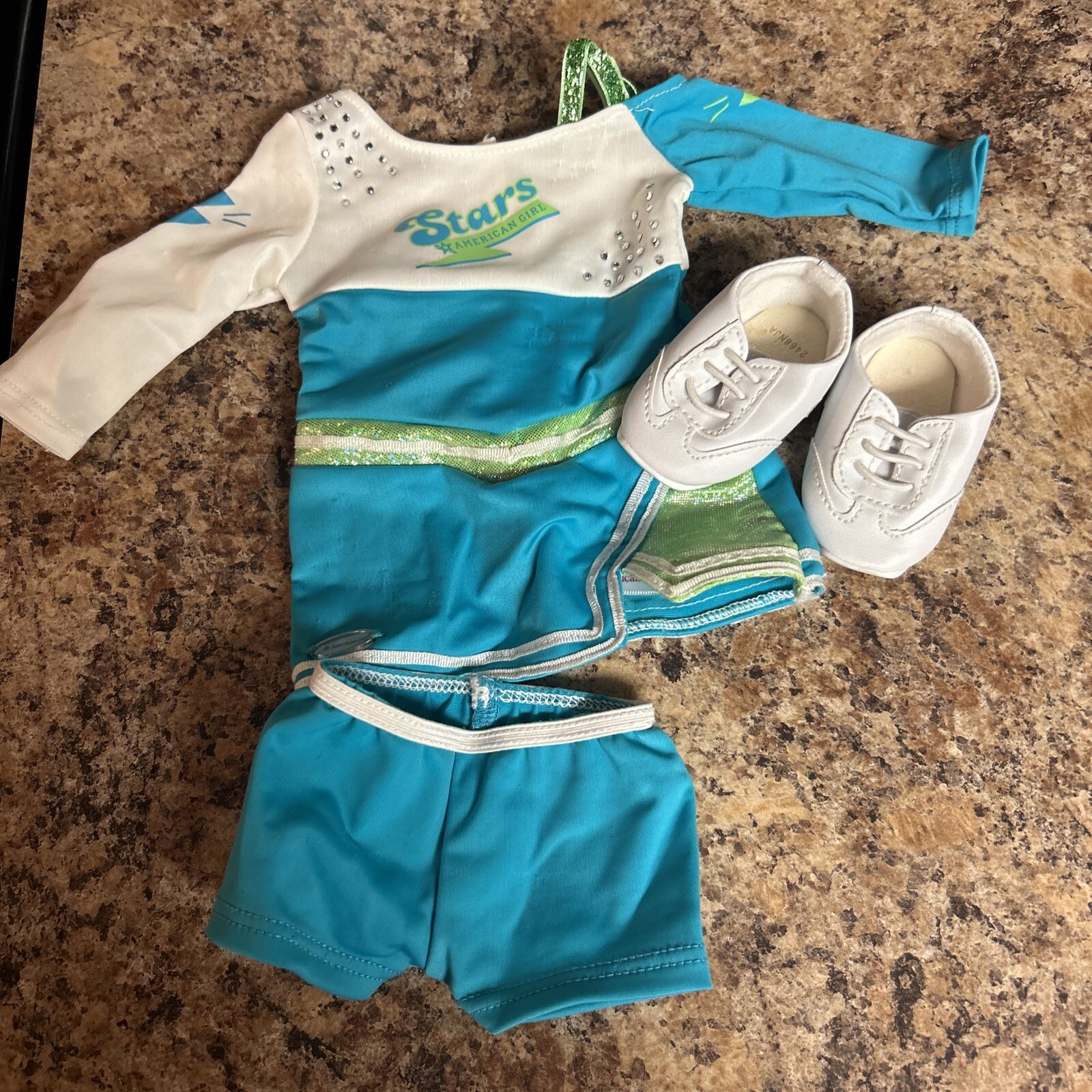 American Girl Nfinity Competition Cheerleading Outfit Near Complete EUC ...