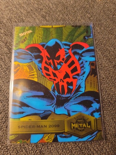 2022 Skybox Metal Universe Spiderman 2099 Card #184 Yellow FX Parallel ...