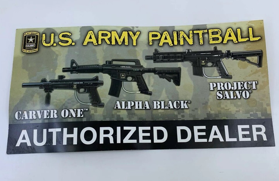 NEW Tippmann Authorized Dealer Store Decal Lot -Sticker Advertising ...