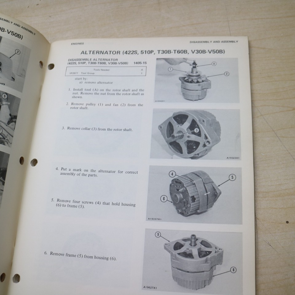 CATERPILLAR f163 f227 f245 Forklift Engine Disassembly Service Manual ...