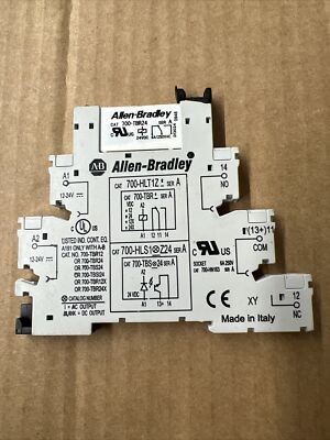Allen Bradley 700-TBR24 Ser A Relay w/ 700-HLT1Z Ser A Socket | eBay