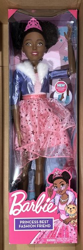Barbie Princess Best Fashion Friend 28-Inch Doll Brown Skin | eBay