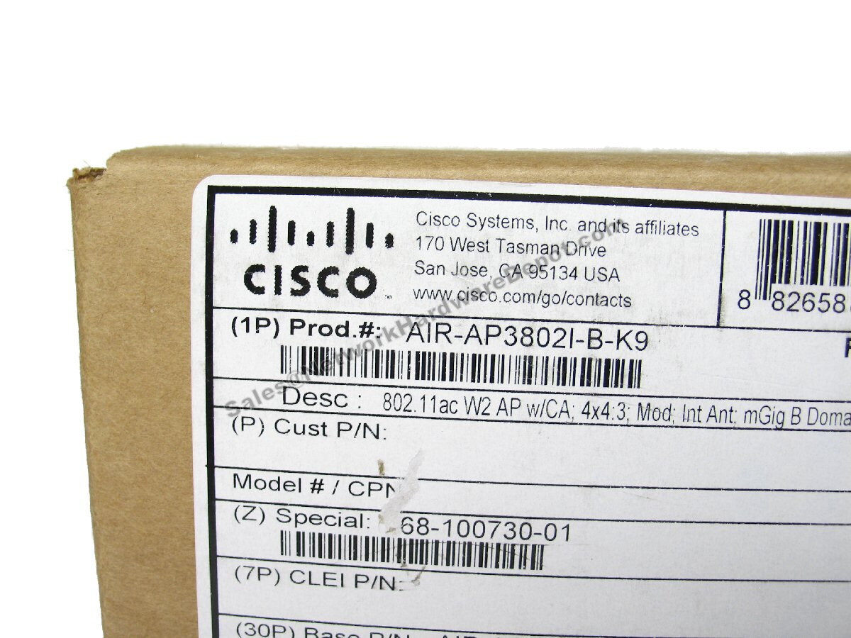Cisco Aironet 3802I (AIR-AP3802I-B-K9) Wireless Access Point for sale ...