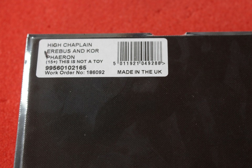 Games Workshop Forgeworld Erebus and Kor Phaeron Horus Heresy Warhammer ...