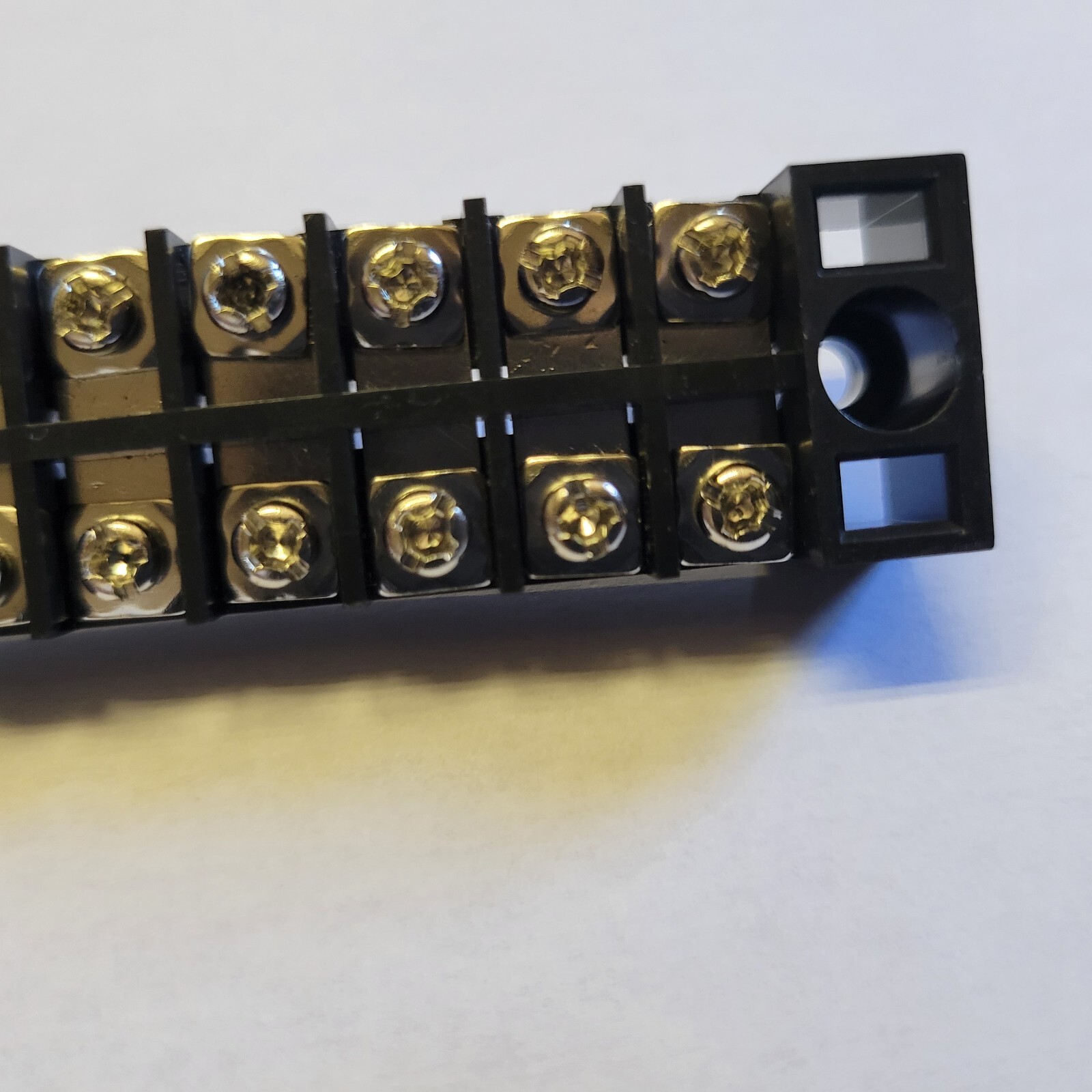 Terminal Strip 10 Positions Dual Rows 600V 15A universal project ONE ...
