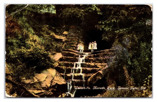Early 1910s - Waterfalls Morado Park - Beaver Falls, Pennsylvania ...