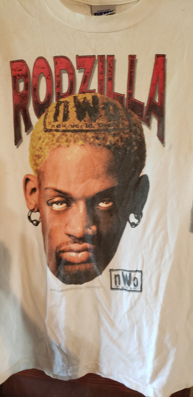 Vintage 1998 Iconic Dennis Rodman Rodzilla XL Graphic… - Gem