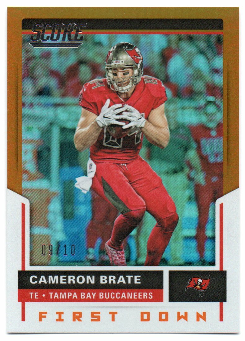 2017 Score - Cameron Brate #44 First Down /10 for sale online | eBay