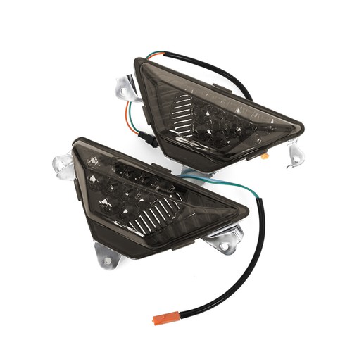 Front LED Turn Signals Light For KAWASAKI NINJA 250/300/400/650/1000 ZX ...