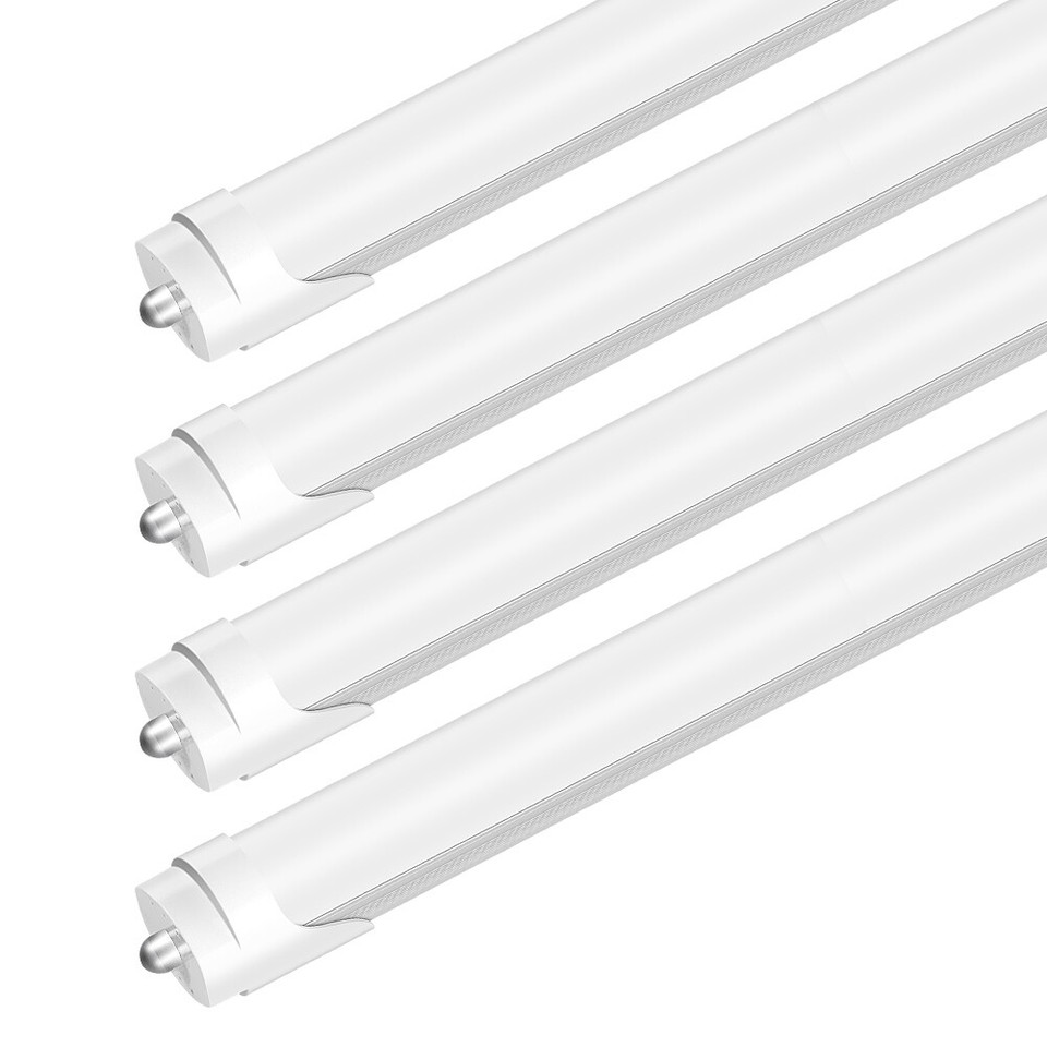 45W T8 8FT LED Shop Light Bulbs 5000K-6500K FA8 Single Pin 8 Foot LED ...