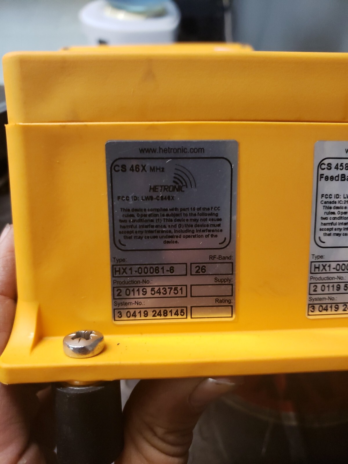 Hetronic Transmitter System Crane Control Remote New Free Shipping HX1 ...