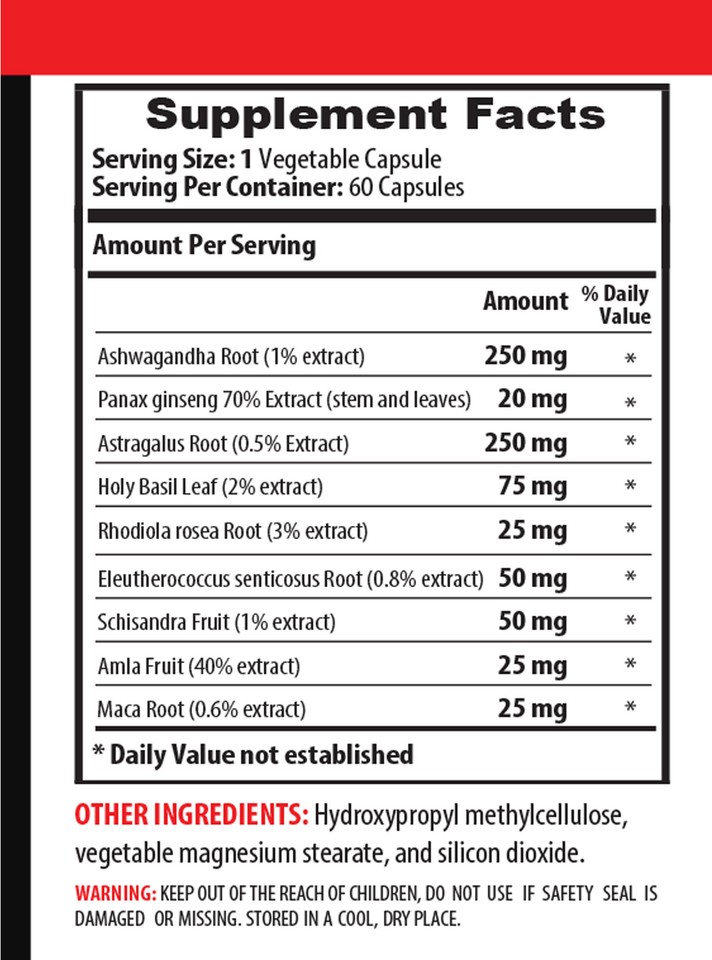 immune boosting supplement - ASHWAGANDHA COMPLEX 770MG - stress relief ...