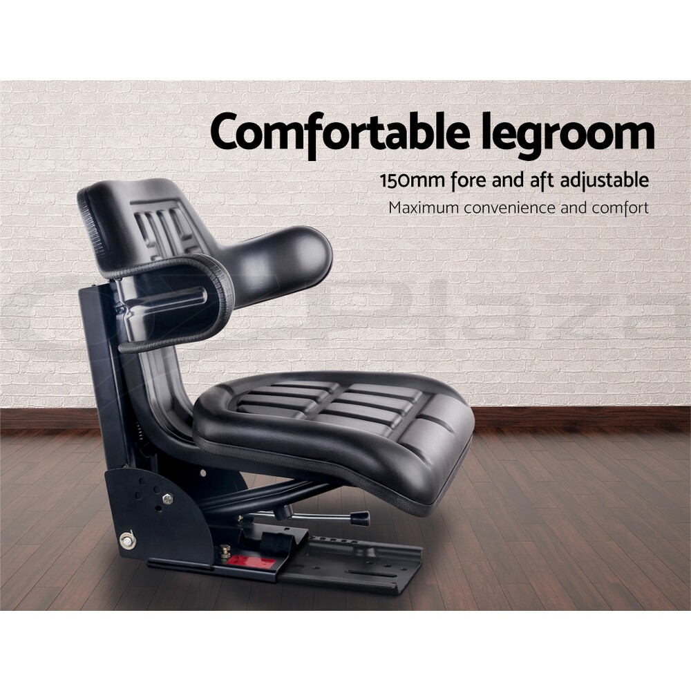 Giantz Tractor Seat Forklift Excavator Truck Universal Digger Chair ...