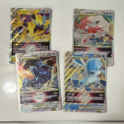 Pokémon TCG VSTAR Promo Holo Card Lot Zeraora Glaceon Dialga Zoroark ...