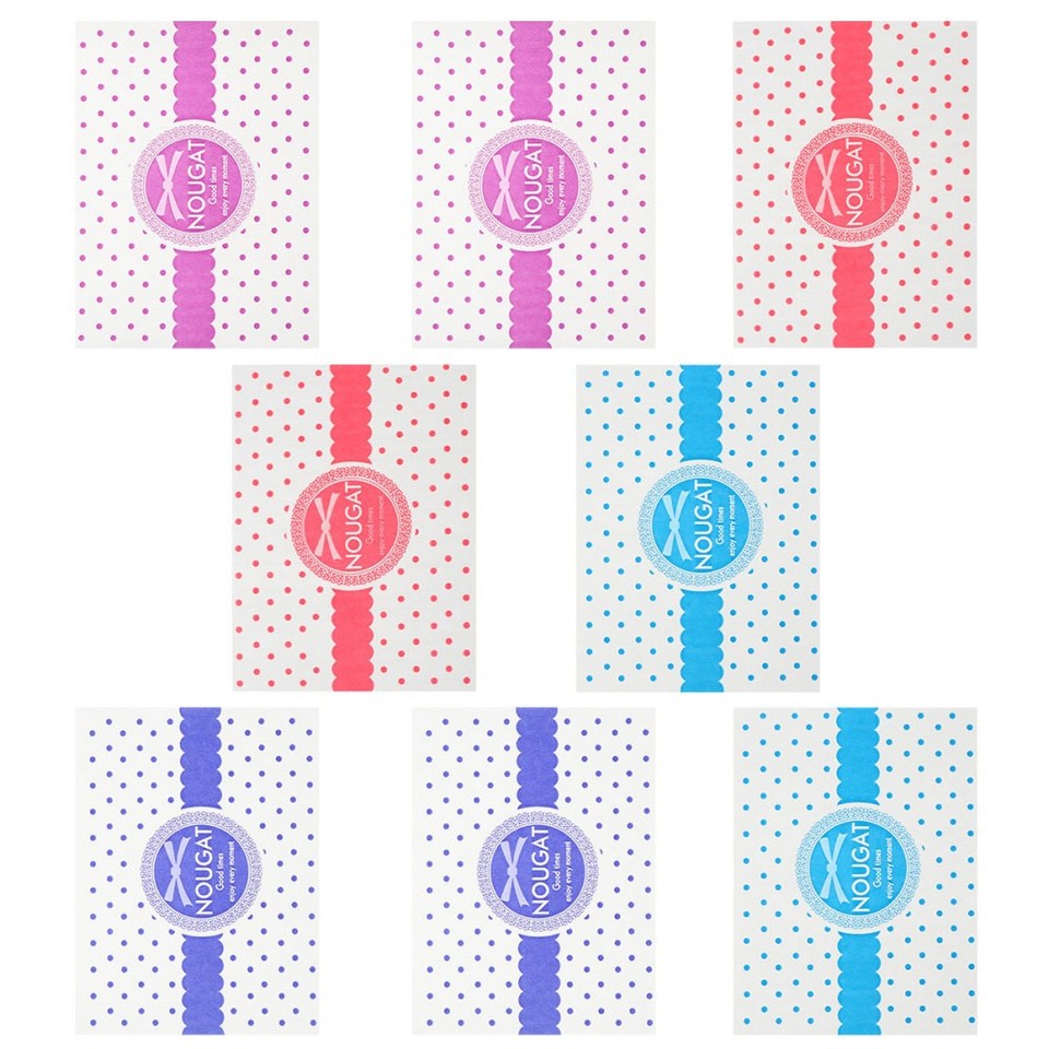 1200 Pcs Paper Candy Wrapper Candy Paper Sheets Sweets Lolly Nougat ...