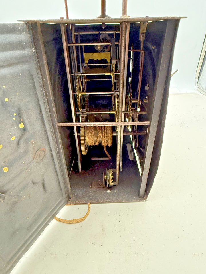 Antique French Morbier Wall Project Clock. (3081) | eBay