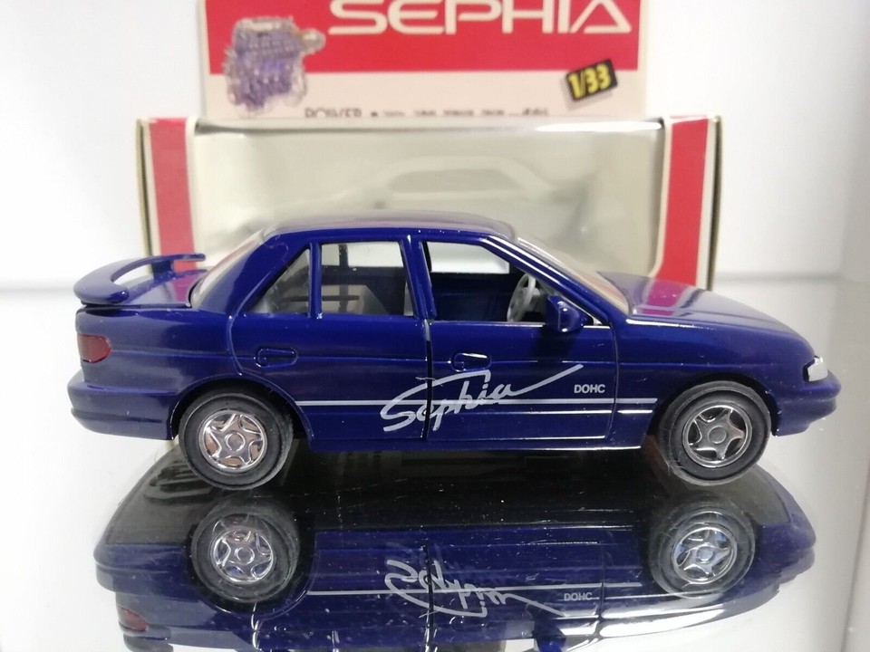 Kingstar Toy Mini Car Kia Sephia Blue 1:33 Korea Near Mint in Box Rare ...