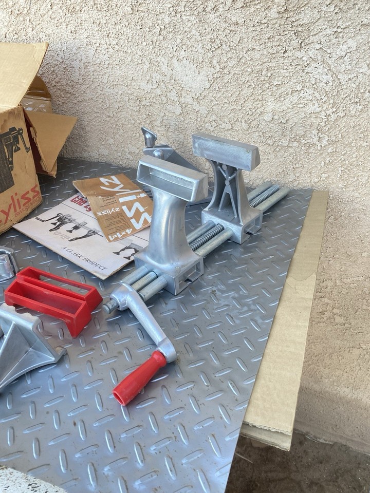 Zyliss 4X1=1 Hobby Vise Aluminum Bench Vise & Clamp System Swiss Made ...