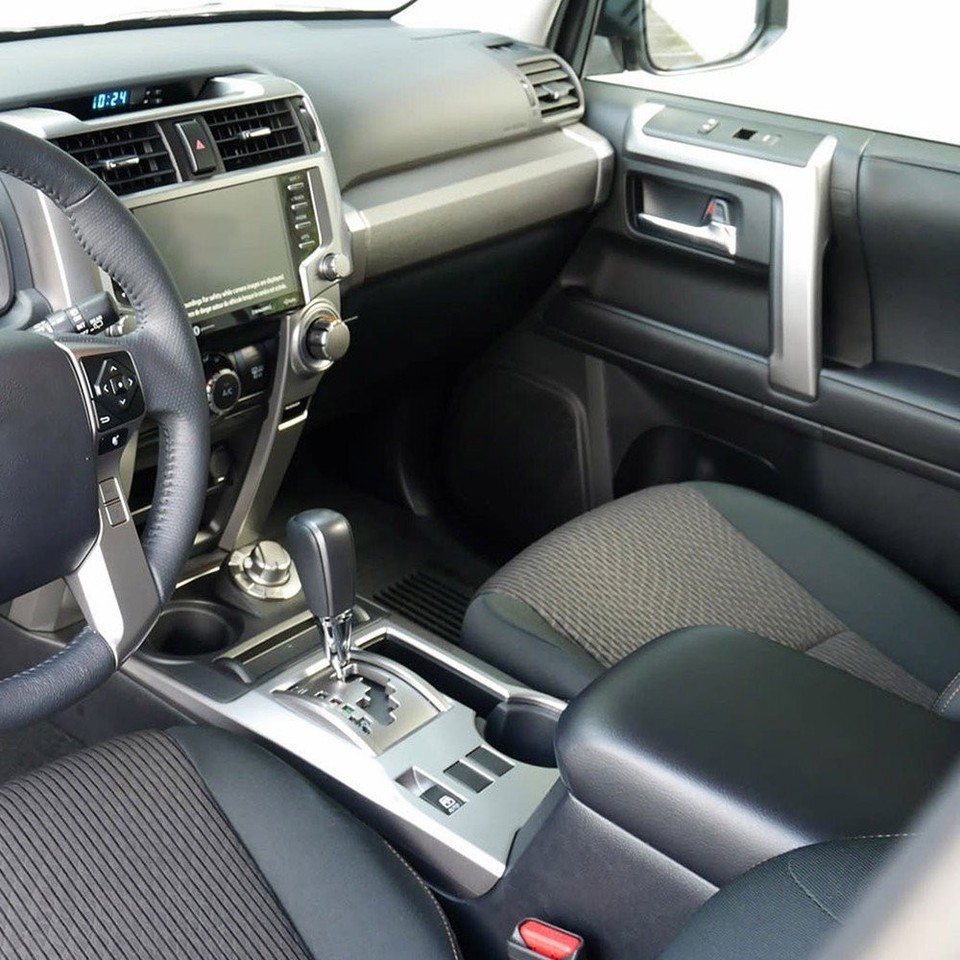 Fit 2010-23 Toyota 4Runner Leather Console Lid Armrest Cover Skin ...