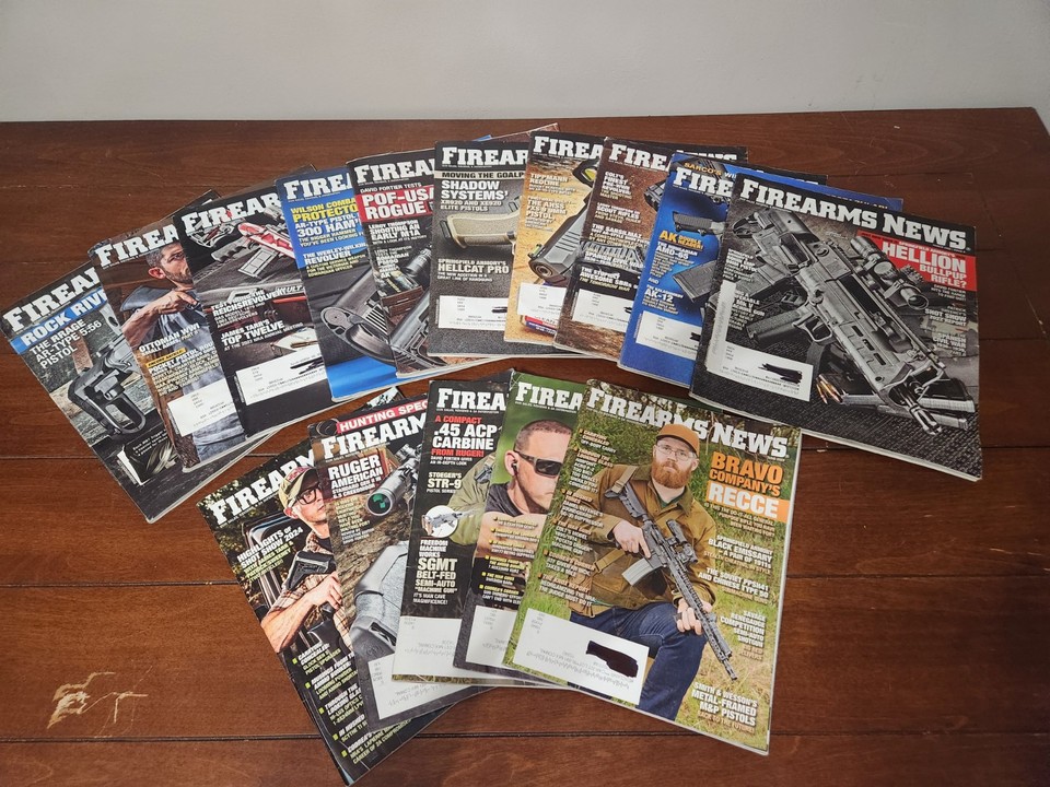 Gun Magazine Lot firearms news magazine all from last couple years gun ...