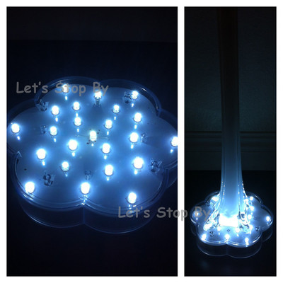 1PC LED Large Light up VASE BASE Floral Party SUPPLIES Wedding ...