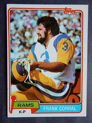 Frank Corral #45 Topps 1981 Football Card (Los Angeles Rams) VG | eBay