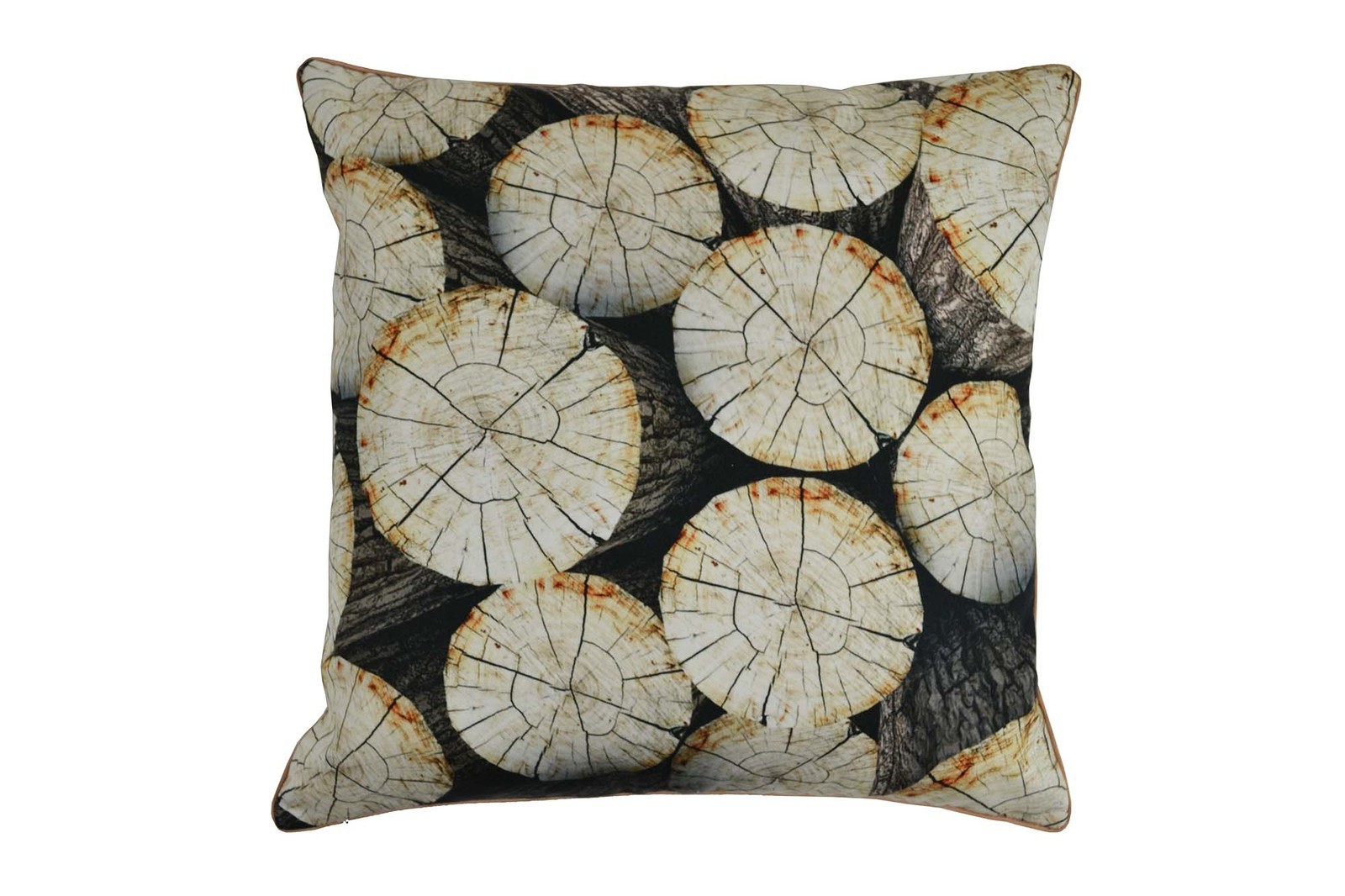 100% Cotton Cushion -Tree Logs 45 x 45 cm | eBay Australia