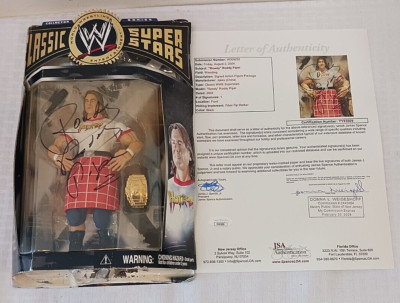WWE Jakks Classic MOC Autographed Signed ROWDY RODDY PIPER WWF Hot Rod ...