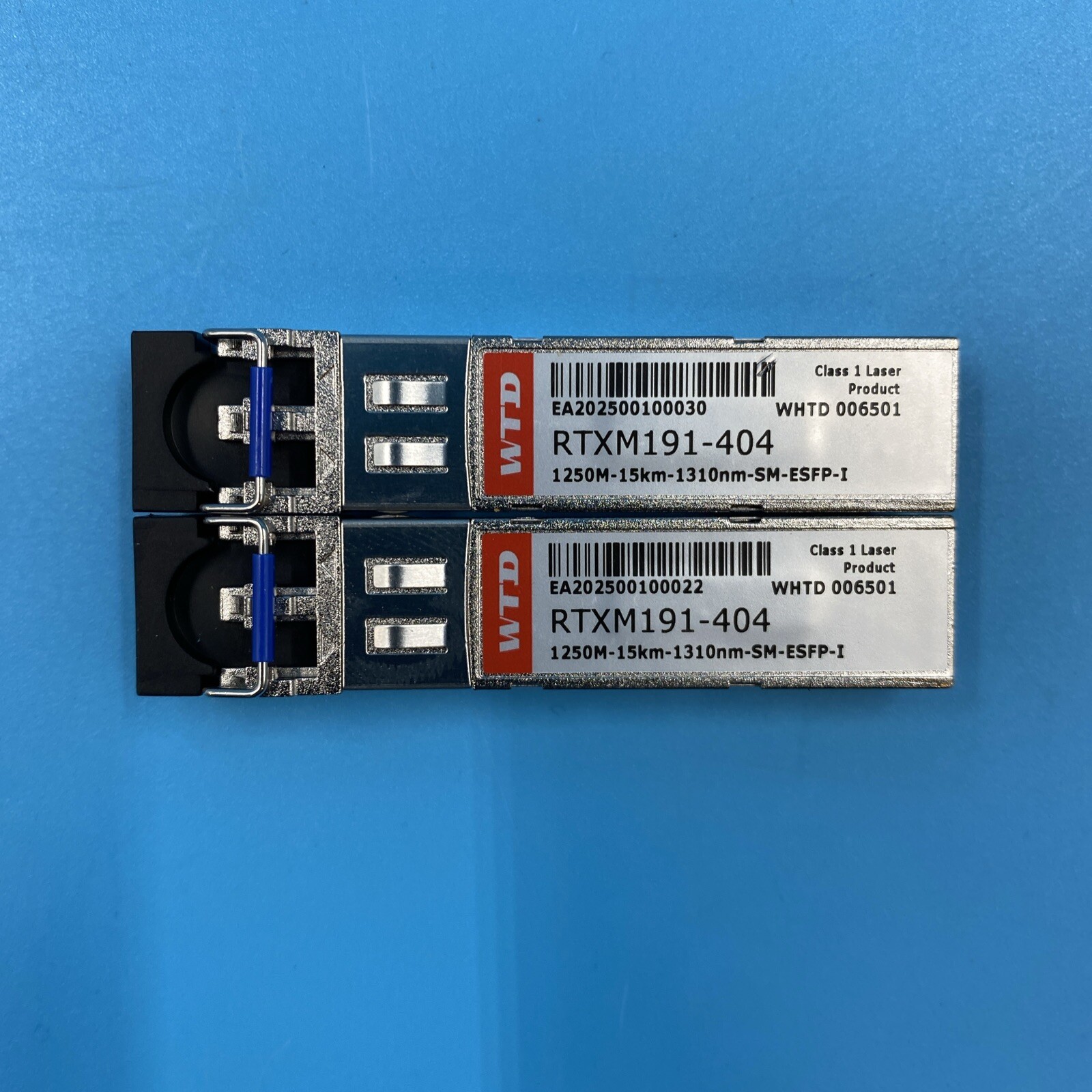 (LOT OF 2) WTD RTXM191-404 SFP Transceiver 1.25G 1310nm 15km | eBay