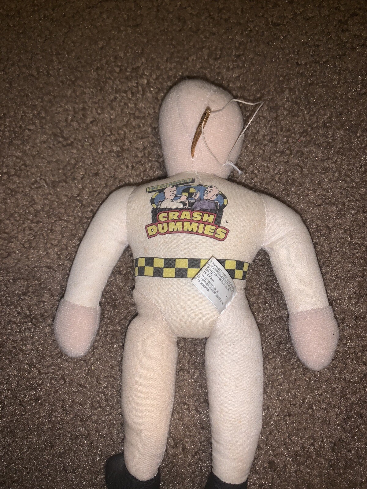 Vintage 1992 Crash Dummies Stuffed Doll Plush Rare White | eBay