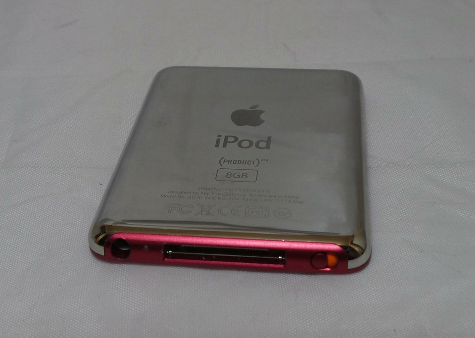 Apple iPod nano A1236 8 GB - 3rd Generation Special Ed (PRODUCT) RED ...