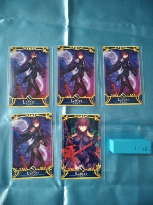 FGO Fate Grand Order Card Lancer Scathach Type Moon Japanese Comp 1130 ...