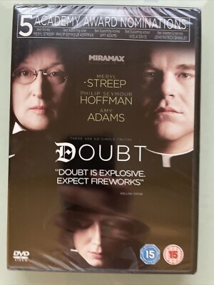 DOUBT DVD PHILIP SEYMOUR HOFFMAN MERYL STREEP AMY ADAMS DRAMA FILM ...