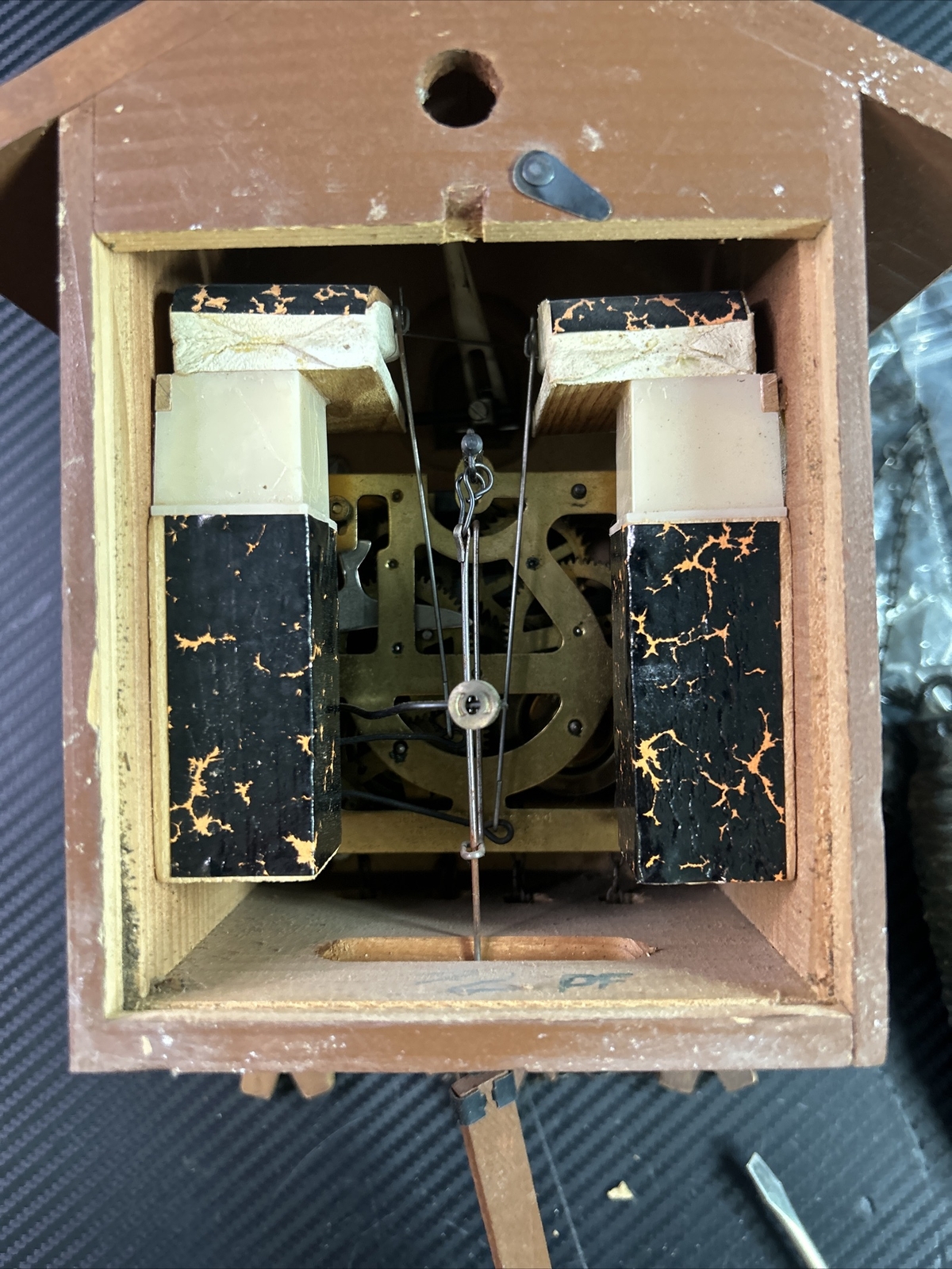 Vintage W. Germany Cuckoo Clock Deer & Fall Leafs | eBay