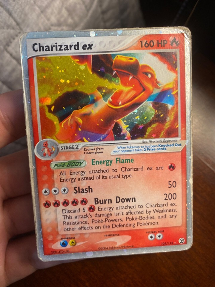 2004 Pokemon EX Fire Red Leaf Green Charizard ex 105/112 | eBay