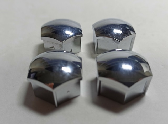 Genuine Volvo 19mm Chrome Alloy Wheel Nut Bolt Covers Caps Nuts X4 ...
