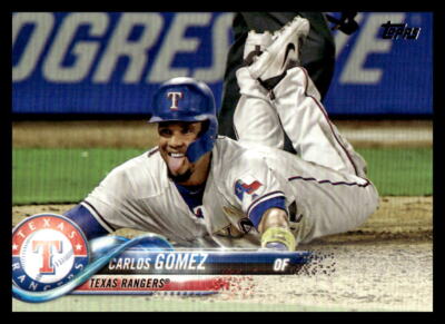 2018 Topps Carlos Gomez #447 Texas Rangers Baseball Card | eBay