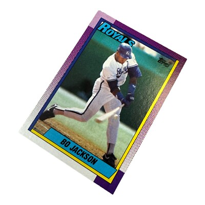 1990 Topps Baseball #300 Bo Jackson - Kansas City Royals | eBay
