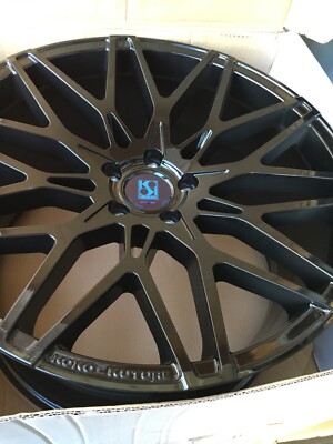 Set of 4 - 20x10.5 Koko Kuture Funen gloss black 5x112 +45mm offset | eBay
