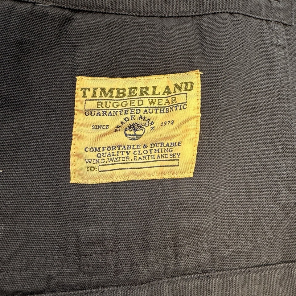Vintage 1996 Timberland Weathergear Utility Vest Mens L Rugged Wear | eBay