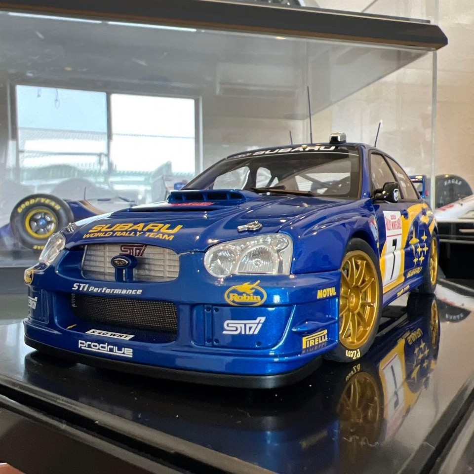 1/18 Made by AUTOart 2003 Subaru Impreza WRC/Petter Solberg Minicar | eBay