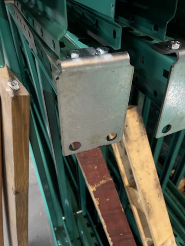 (10) Pallet Racking Universal Foot Plates for Uprights, Nuts and Bolts ...